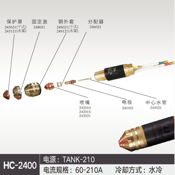 切管家 | HC2400等离子割炬及耗材 - 切管家® |一站式生产下料管家式运维综合配套服务商